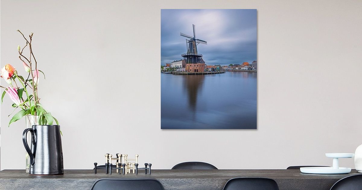 Molen de Adriaan van Henk Meijer Photography op canvas, behang en meer